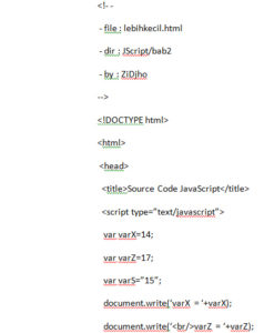 Perbandingan Lebih Kecil Pada Operator Perbandingan JavaScript ...
